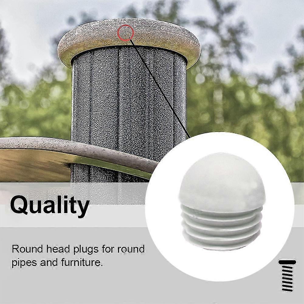 32 Pieces Pipe Plugs, Round End Cap, Pipe, Lamellar Plugs | Fruugo UK