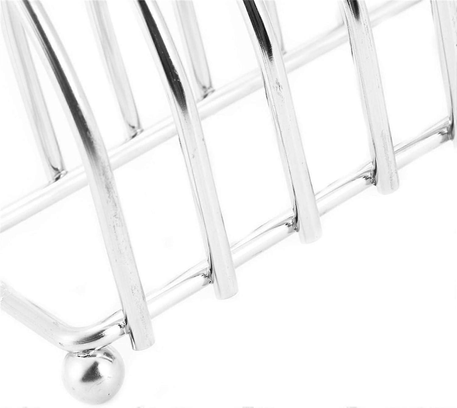 Food Grade Stainless Steel Toast Rack, 6 Slice Toast Rack With Ball ...