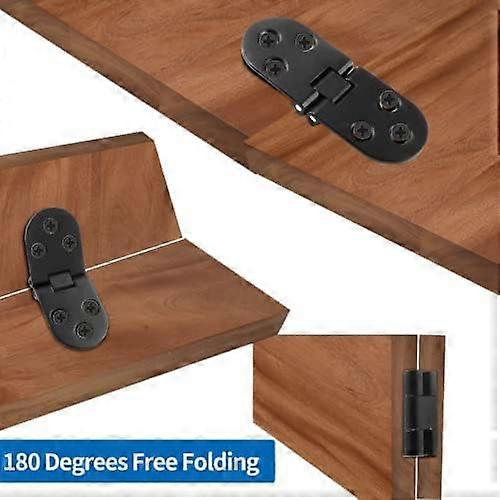 4Pcs Heavy Duty Folding Table Hinges, Black Sewing Machine Flip Top ...