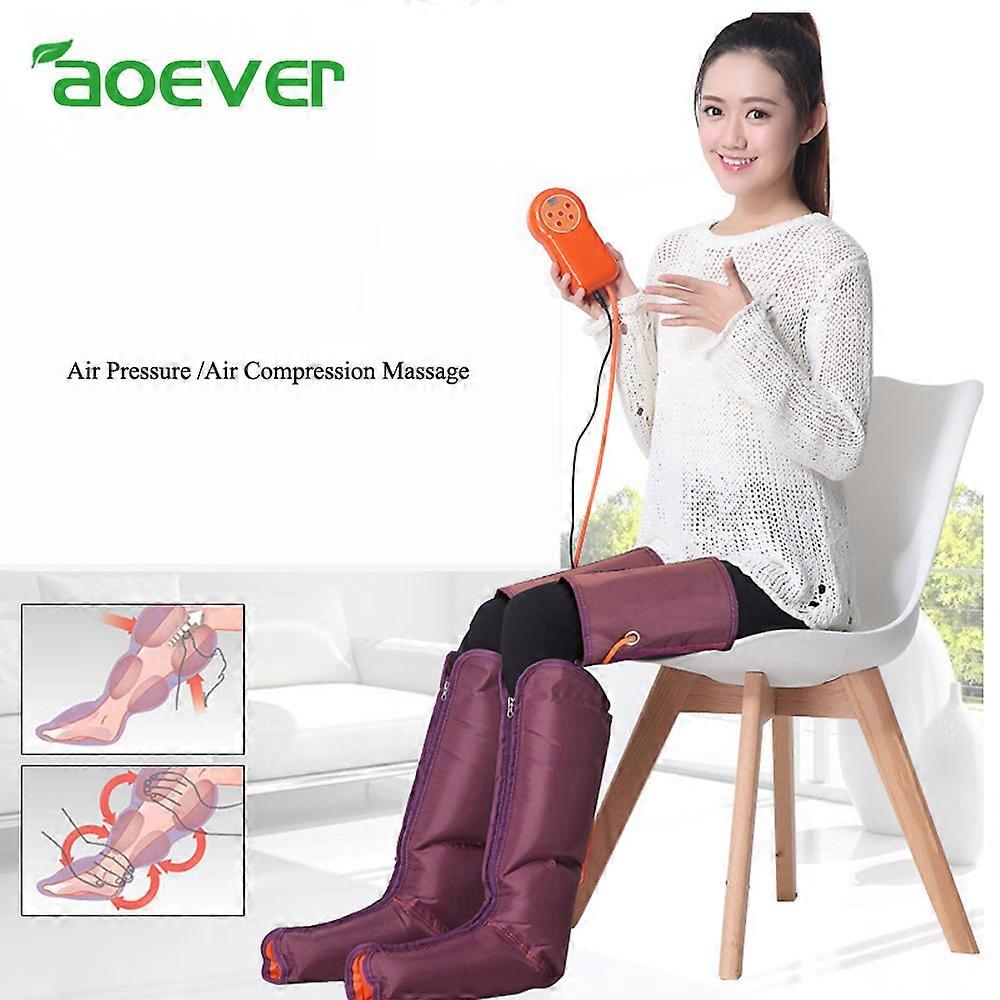 Portable Leg Foot Arm Air Pressure Compression Massage Device ...