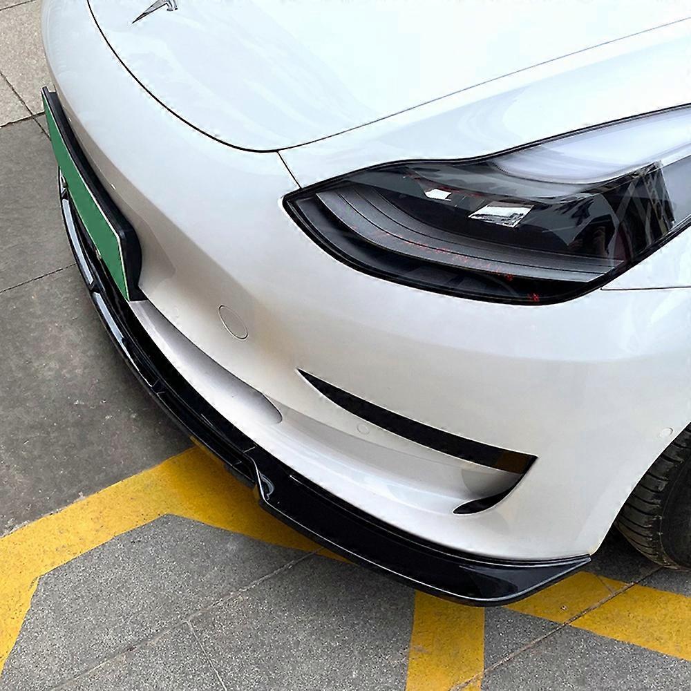 Fit Tesla Model Y 3 Front Bumper Lip Kit Car Mods Spoilers for Tesla ...