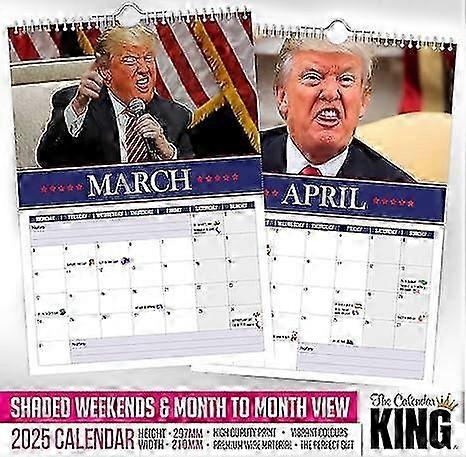 Trumpinator Wall Calendar, a fun Trump Wall Calendar for 2025,Donald ...