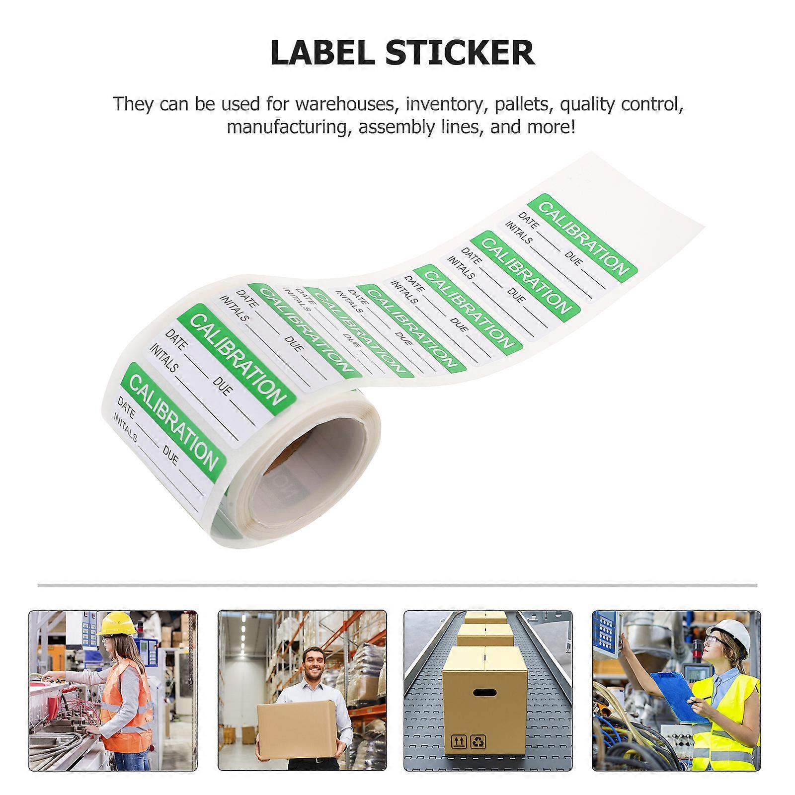 1 Roll/300pcs Practical Calibration Stickers Quality Control Adhesive ...