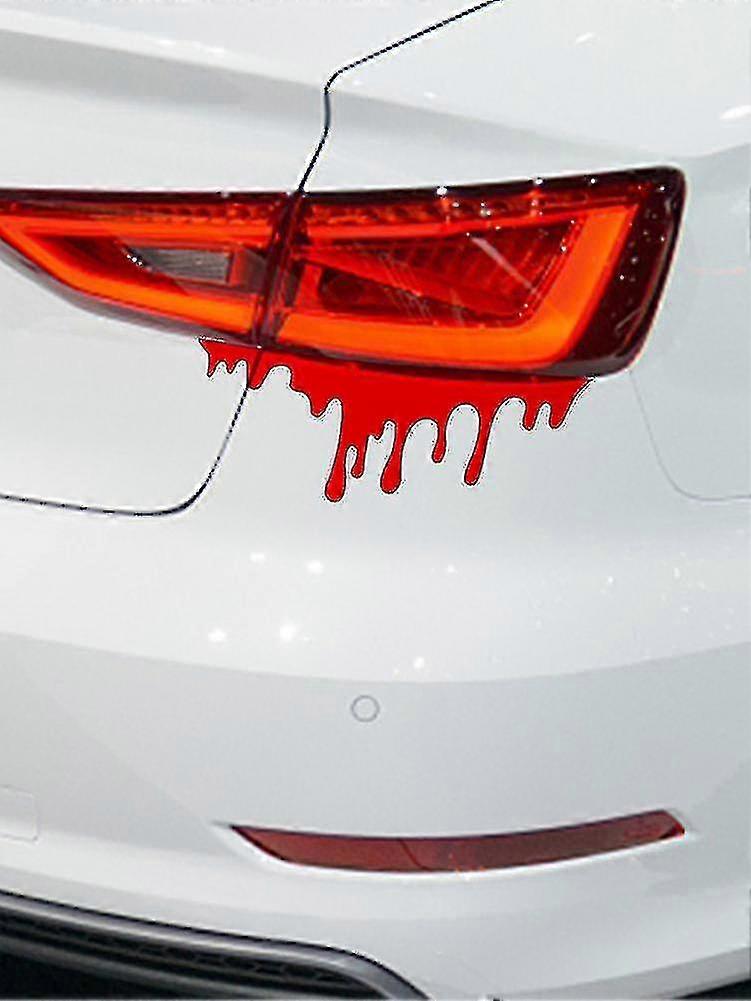 Vehicle Bloody Decals 5pcs Vehicle Blood Stickers 5pcs Reflective Auto ...