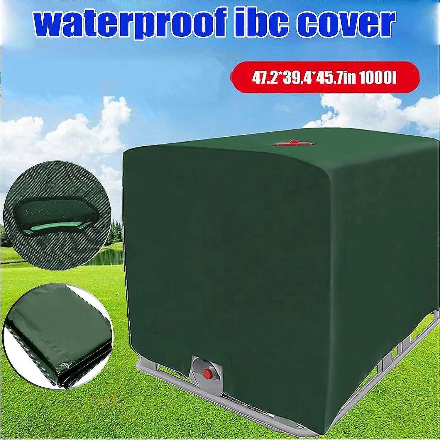 IBC Tank Cover IBC Green Container Cover 1000L Water Tank Green ...