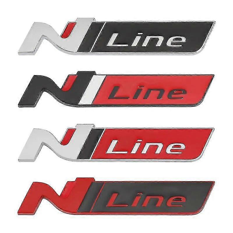 3d Metal Silver Logo N Nline Emblem Car Front Grill Badge Decal For ...