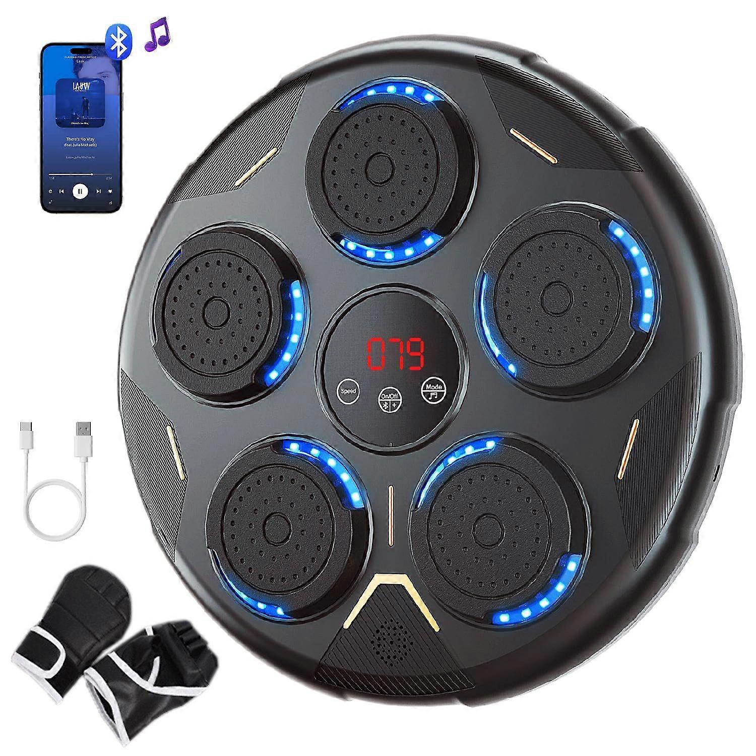 Boxing station Wall-mounted LED boxing machine Wall boxing training ...