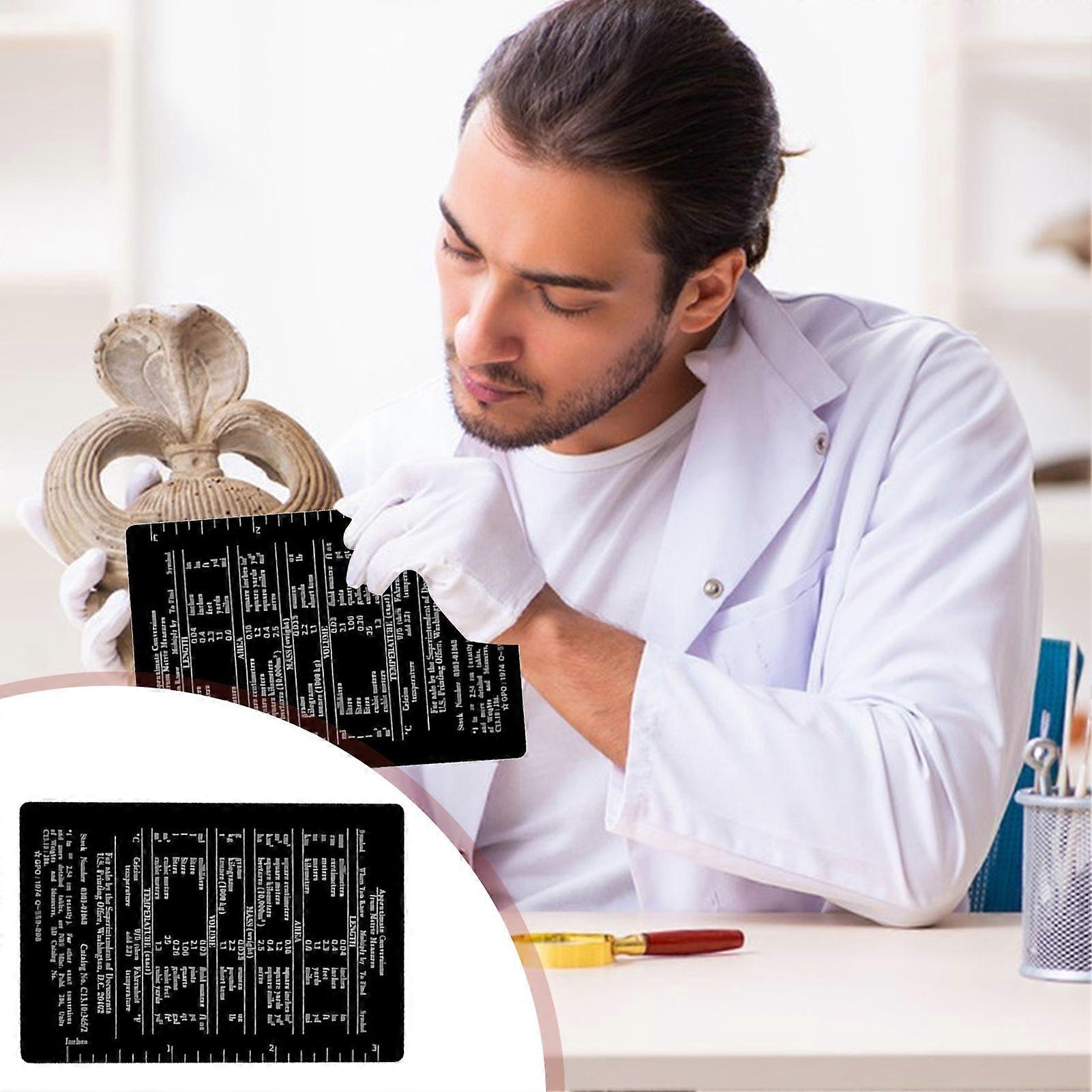 Paleontology Field Scale Ruler Mini Digging Excavation Tool Pocket Unit ...