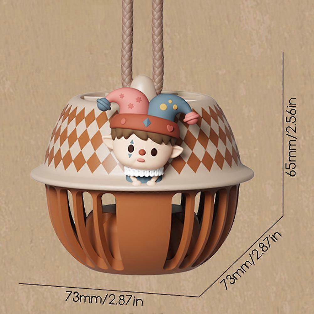Cute Circus Bell Haning Neck USB Fan, 3-Speed Bladeless Portable Mini ...