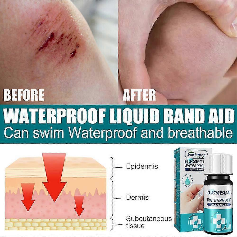 1-3x 10ML Body Glue Medical Skin Adhesive Liquid Band First Aid Box ...