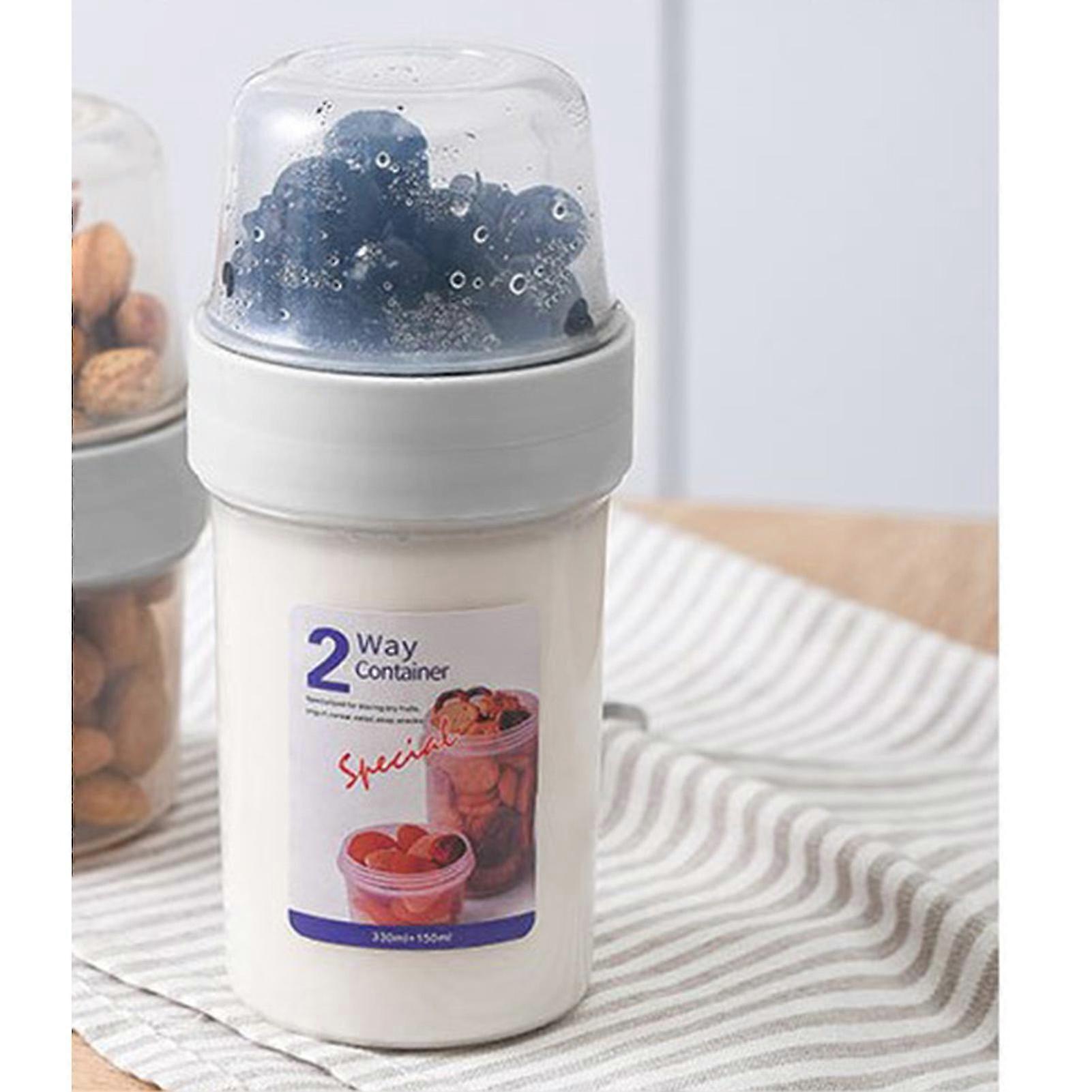 Portable Food Container 2 Layer Storage Bottle Seal Pot Airtight ...