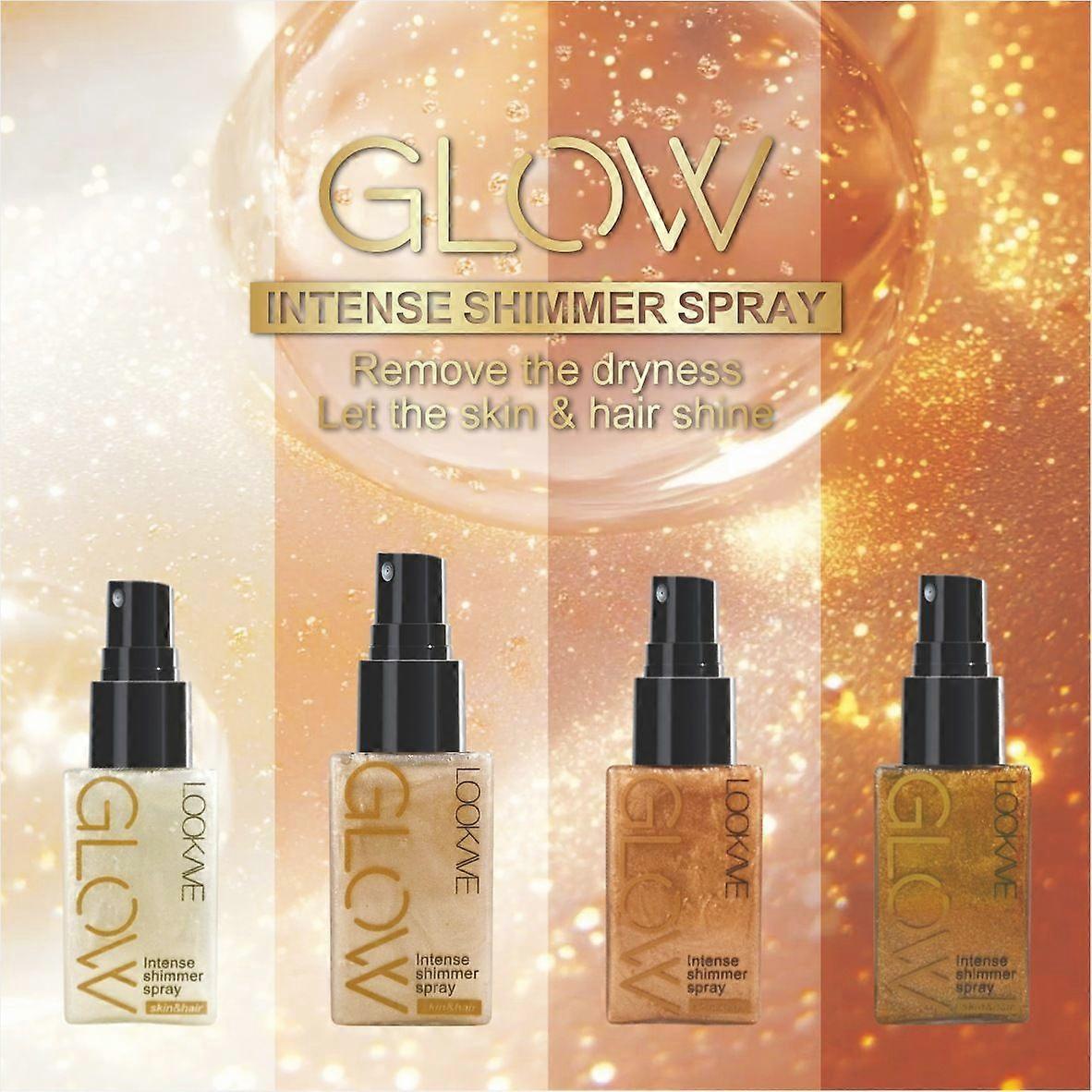 Glitter Highlighter Spray, Shimmer Long Lasting Waterproof Face Body ...