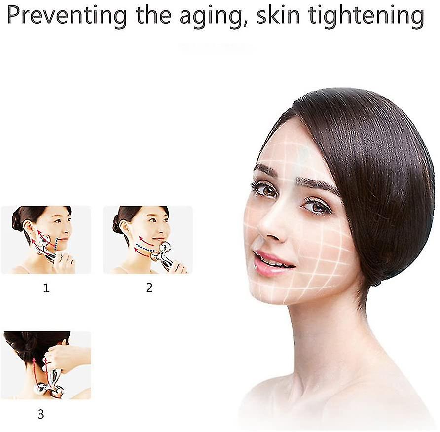 3d Roller Face Massager Face Lift Tool Firming Beauty Massage Body Face ...