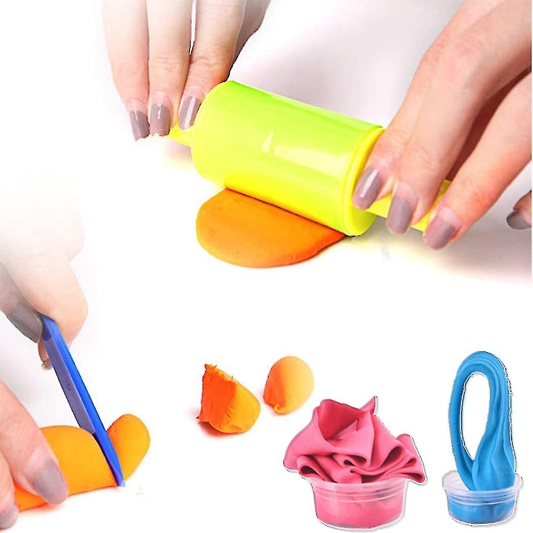 24 Colors Air Dry Clay Magical Kids Clay Ultra Light Modeling Clay ...