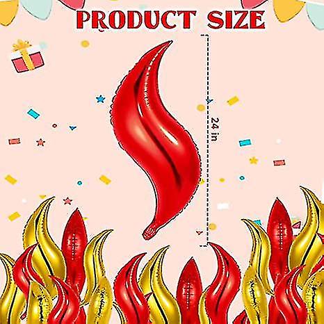 10 Pcs Fake Fire Balloons Firefighter Fire Truck Birthday Party ...