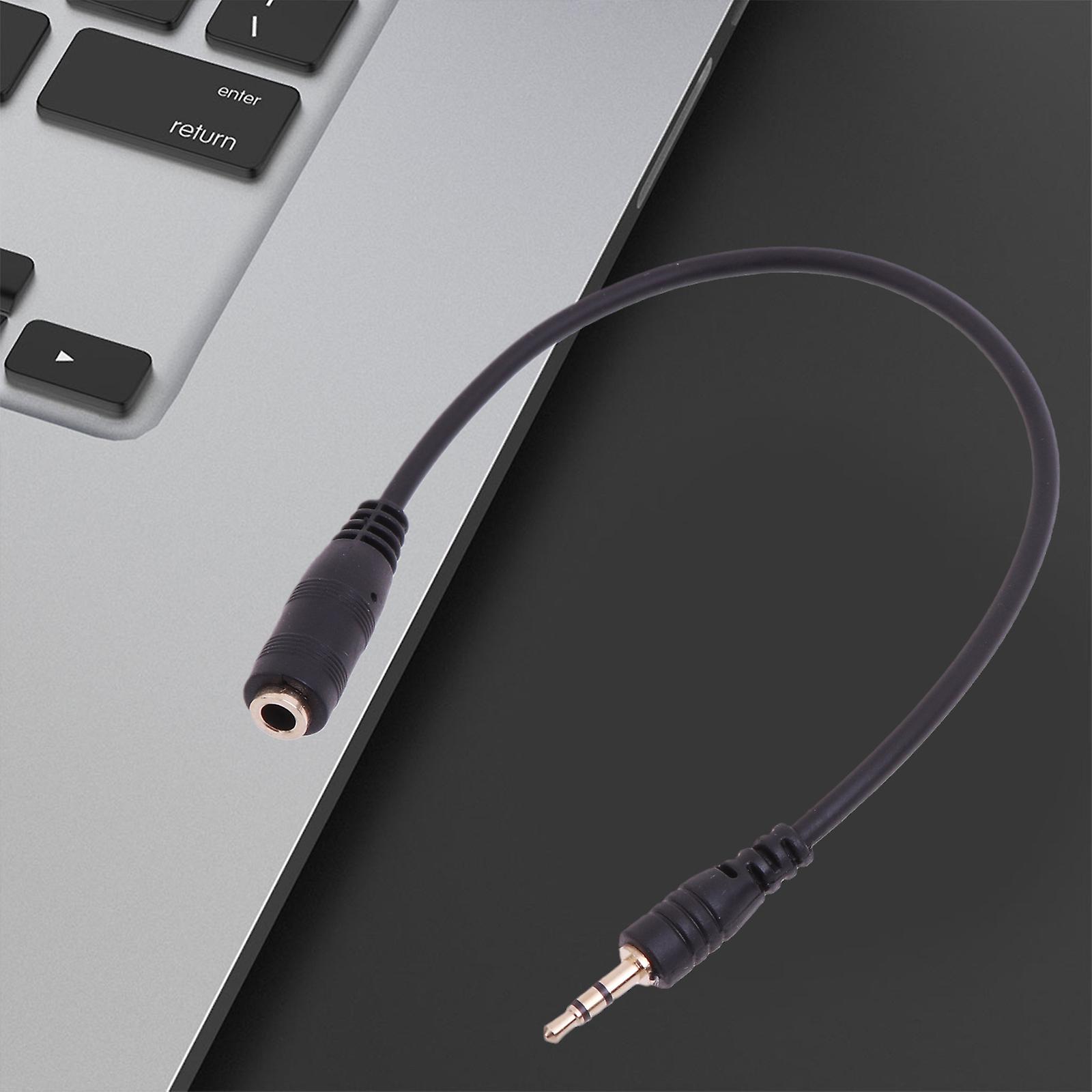 2.5mm Male to 3.5mm Female Stereo Audio Jack Adapter Cable for ...