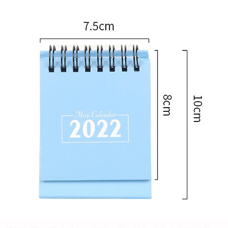 Mini Desk Calendar 2022 Simple Minimalist Standing Flip Calendar ...