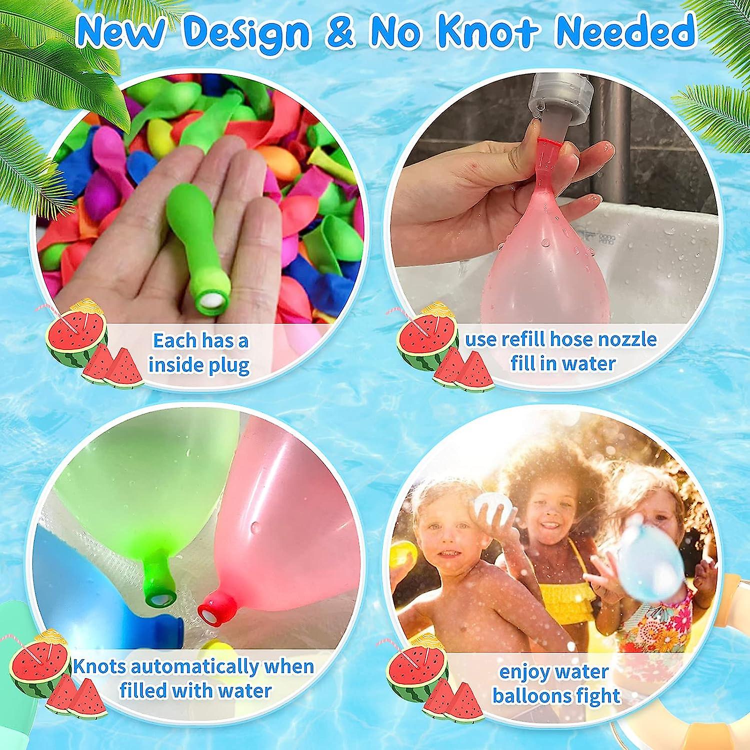 Pool Party Decorations Backdrop With 100 Pcs Water Balloons - Pool ...