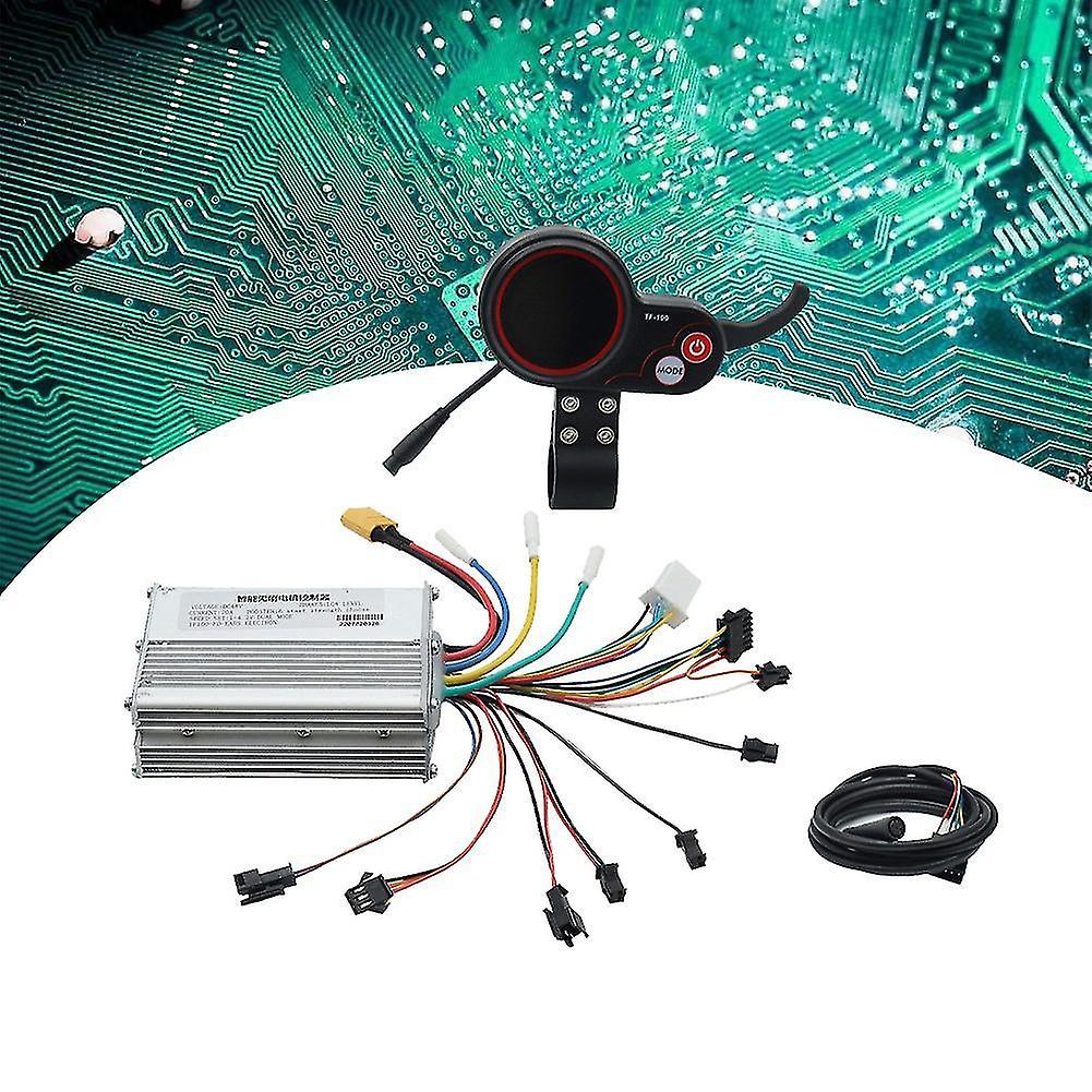 48v 20a Electric Scooter Controller Dashboard Kit with Tf-100 Display ...