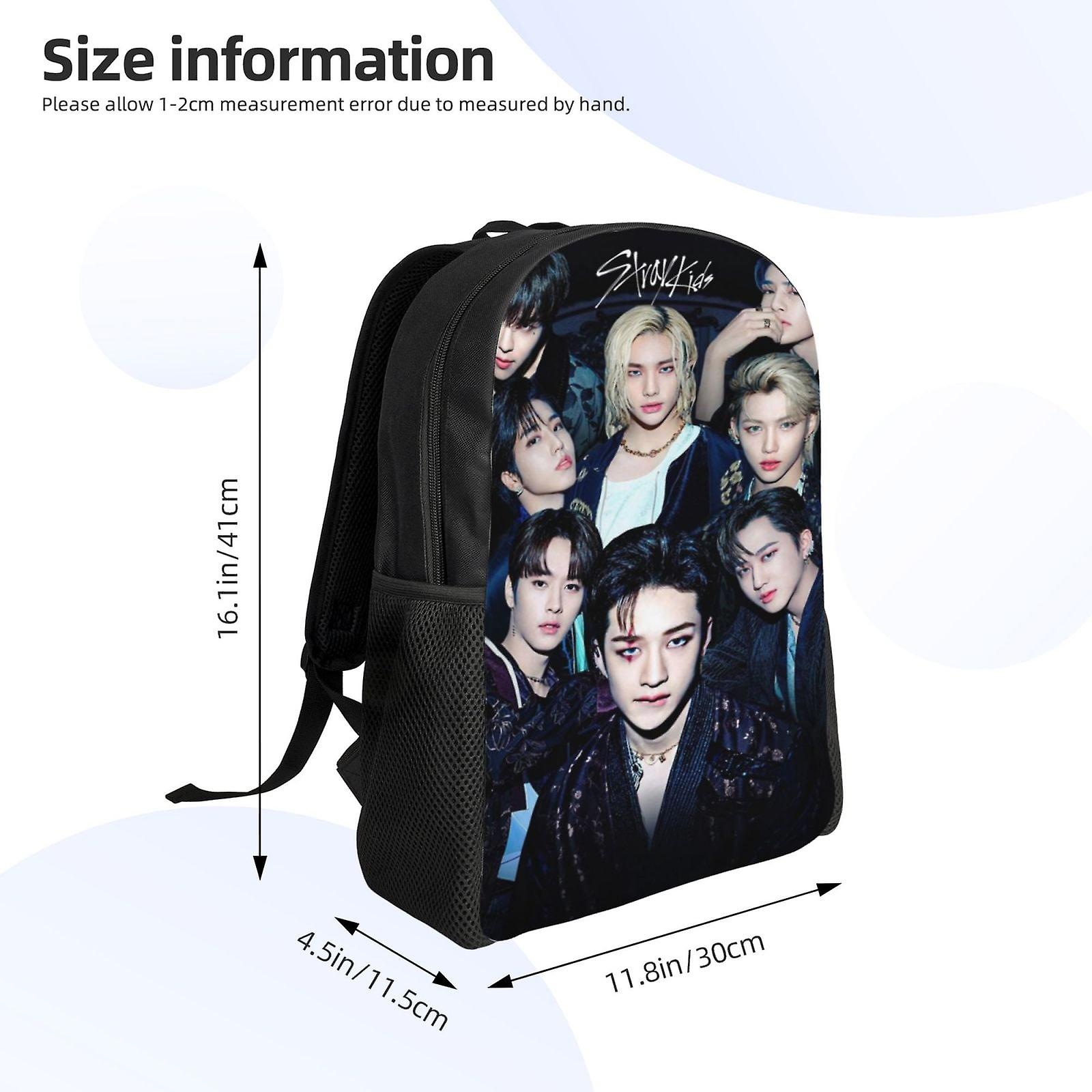 Stray Kids School Backpack For Teen Girls Middle School Bag Laptop Bags ...