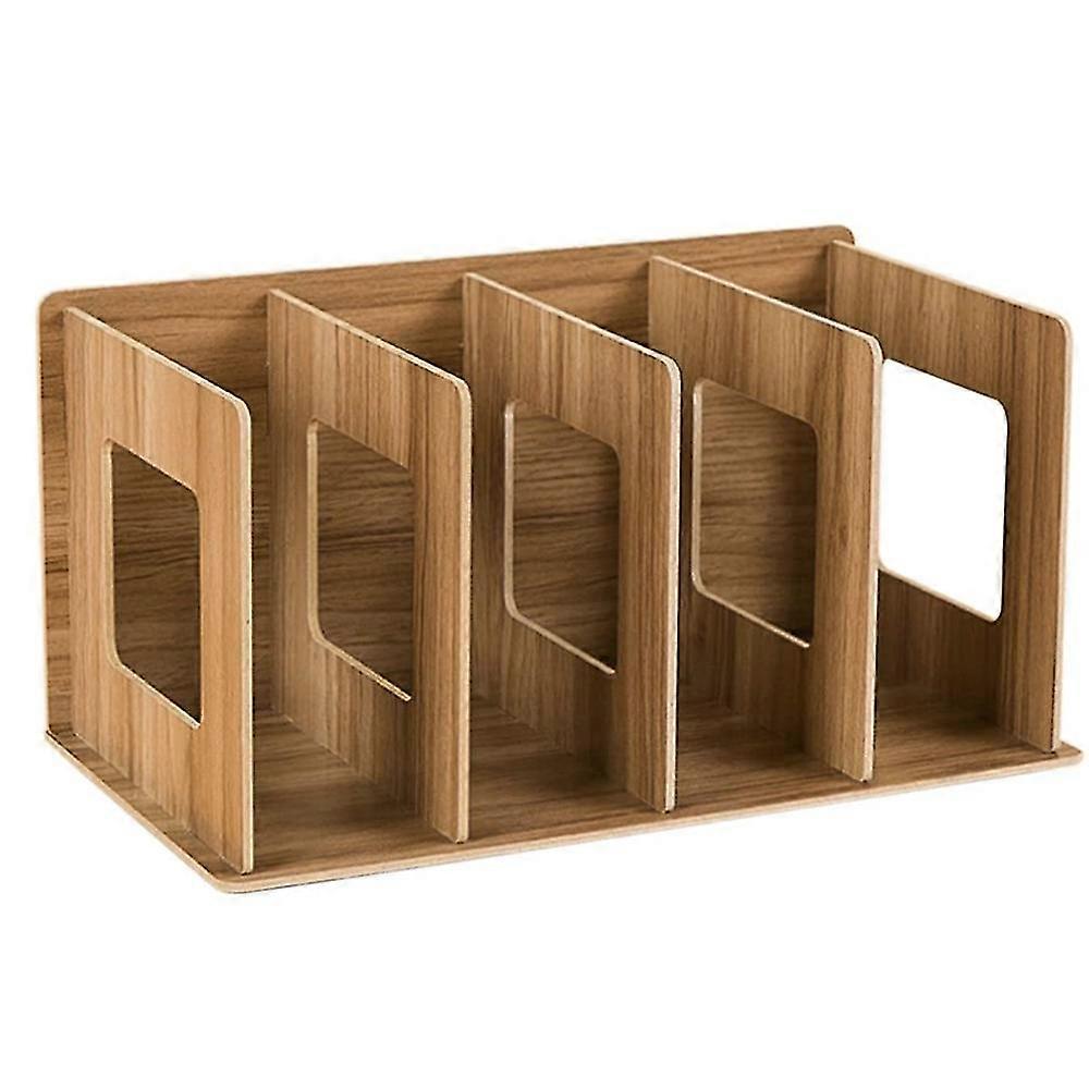 Desktop rack DIY creative CD rack Wooden DVD rack | Fruugo UK