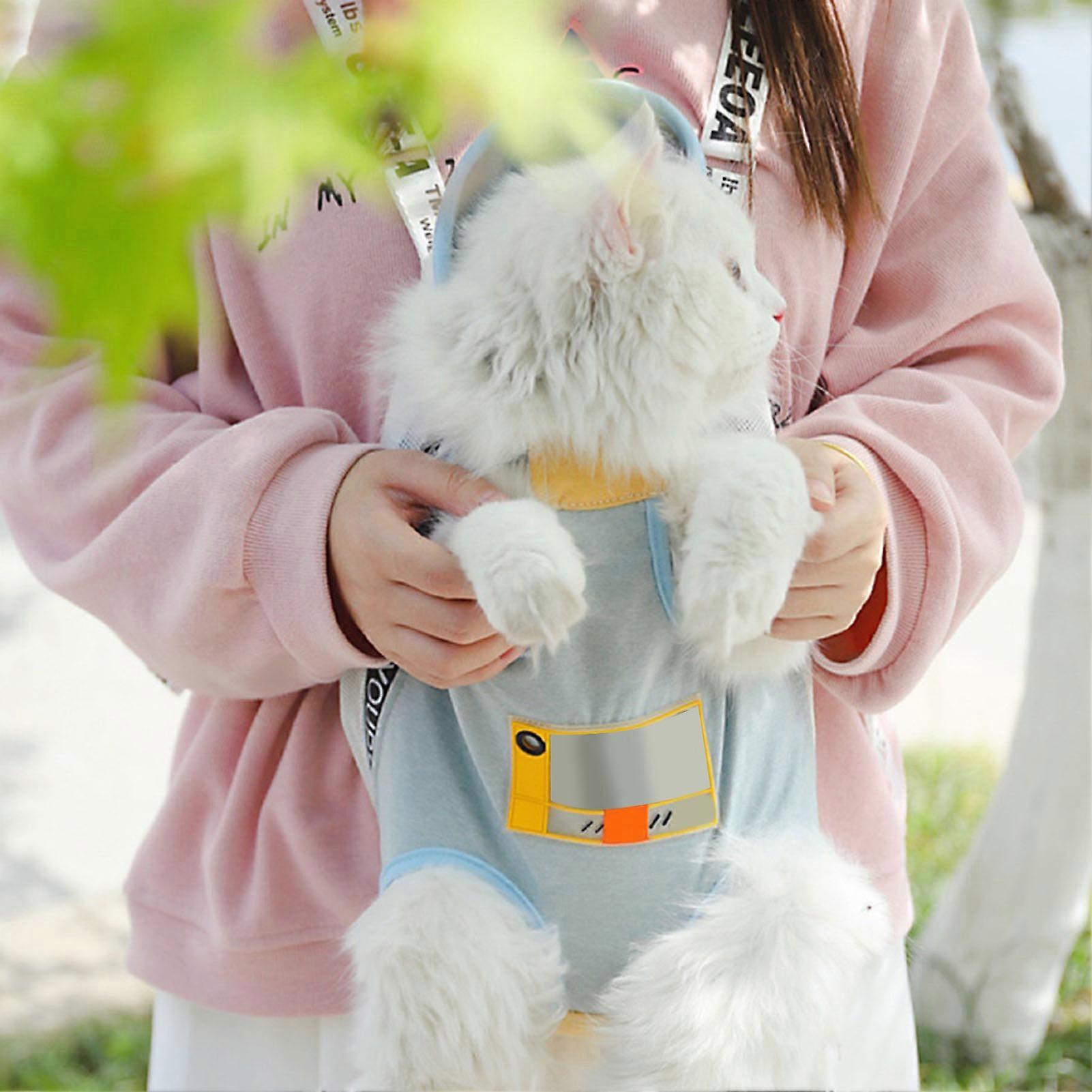 Cat Head Legs Out Carrier Portable Canvas Breathable Lightweight Cat ...