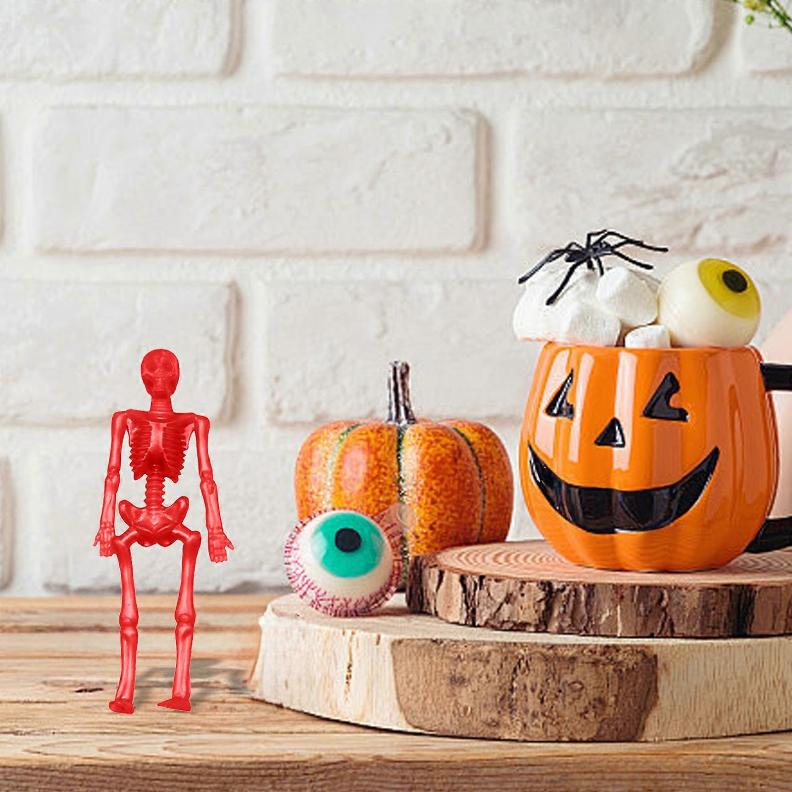 Elastic And Stretchable Soft Rubber Skeleton Figurine Halloween ...