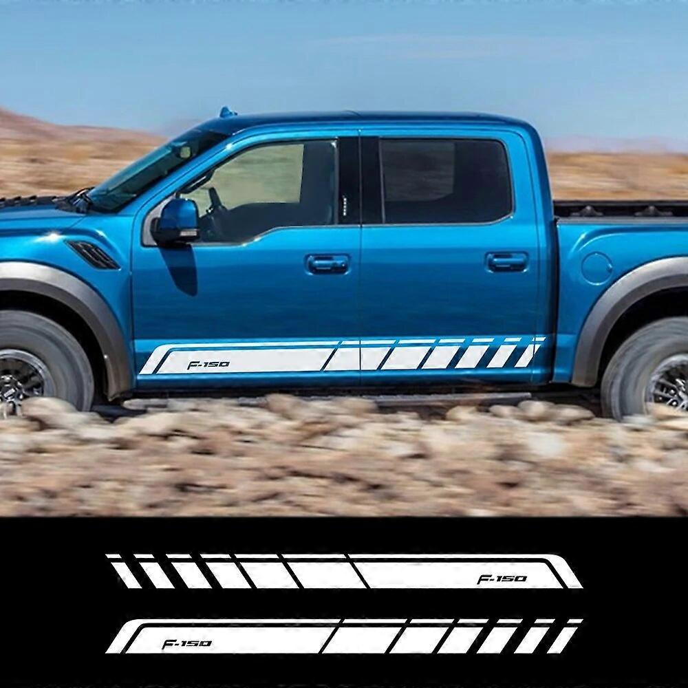 2Pcs Pickup Stickers Car Door Side Stripes Decals For Ford Ranger ...