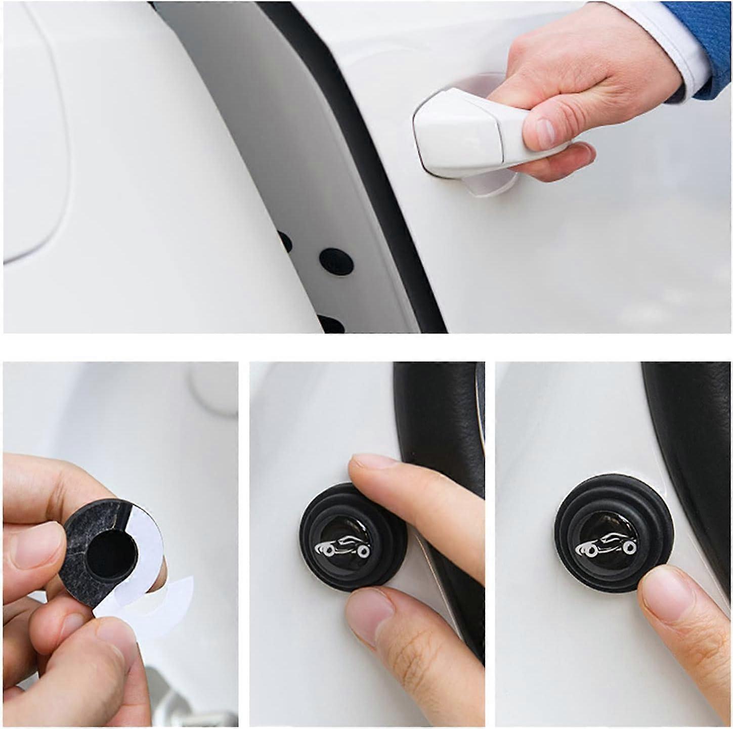 Round Car Protection Stickers, 8 Pieces Car Door Edge Protection ...