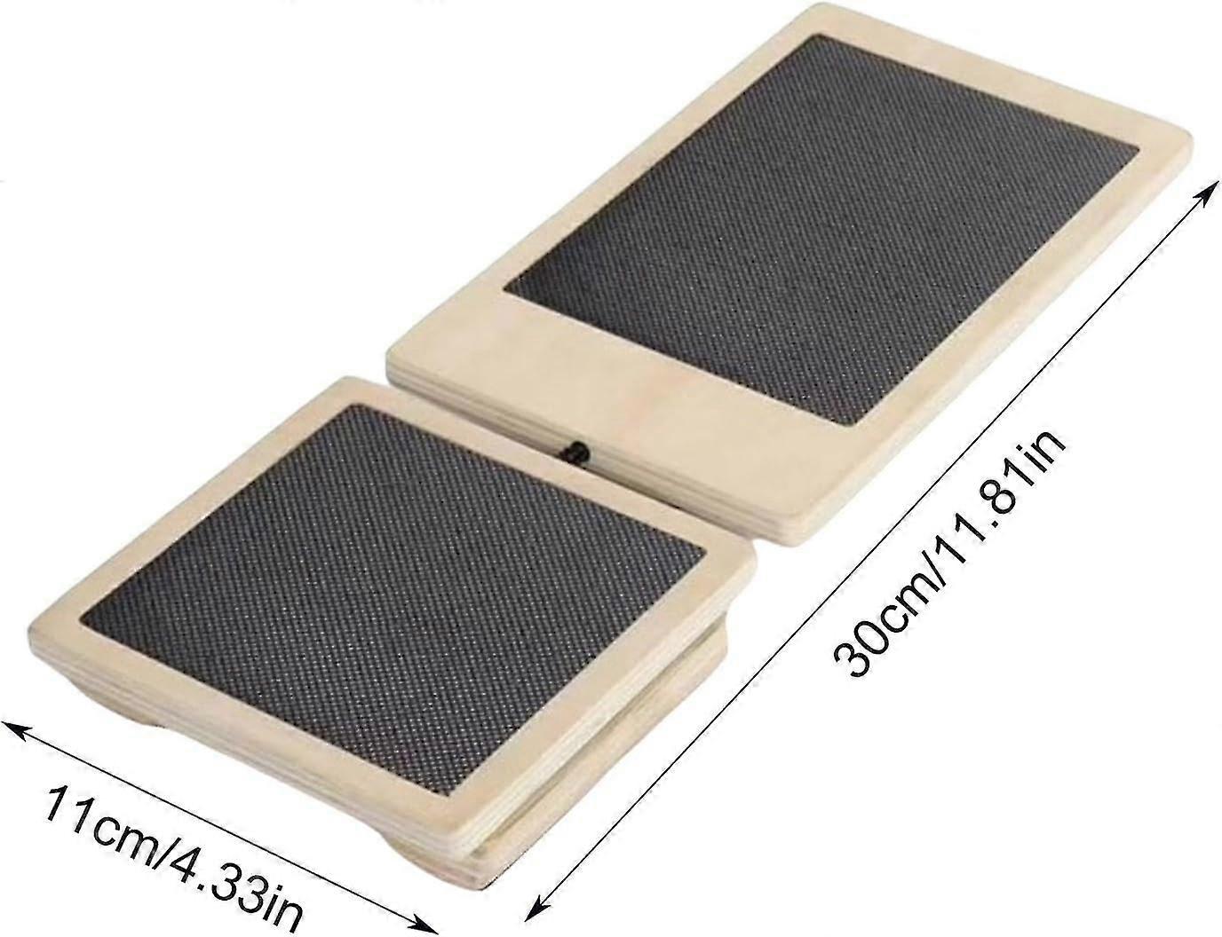 Ankle and Foot Strengthener Exercise, Single Leg Wooden Balance Board ...