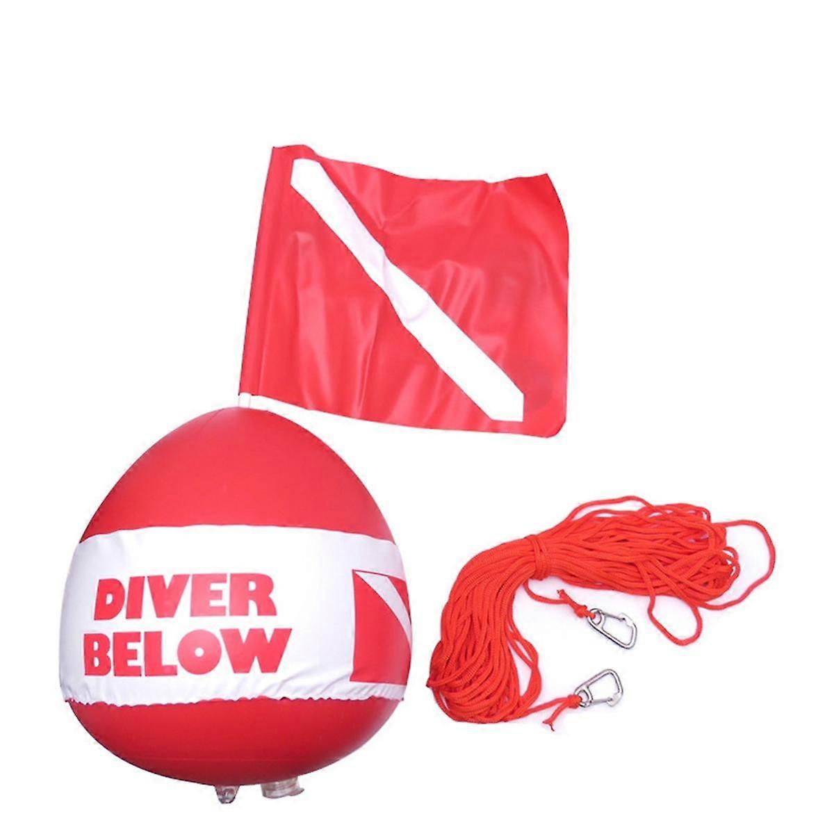 Diving Inflatable Signal Floater Snorkel Scuba Dive Diving Surface ...