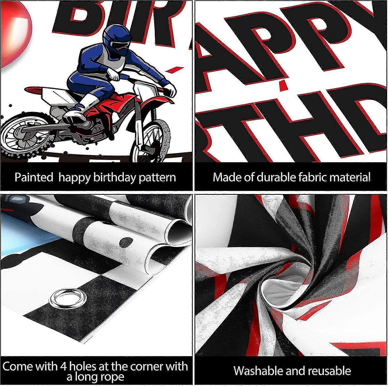 Dirt Bike Party Decoration Motocross Birthday Party Supplies, Dirt Bike ...