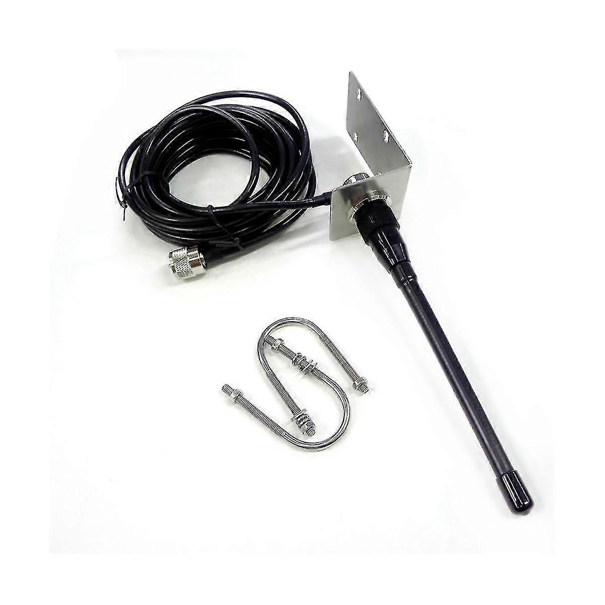 VHF Marine Antenna 156-163Mhz Rubber Waterproof Mast Aerial with 5M RG ...