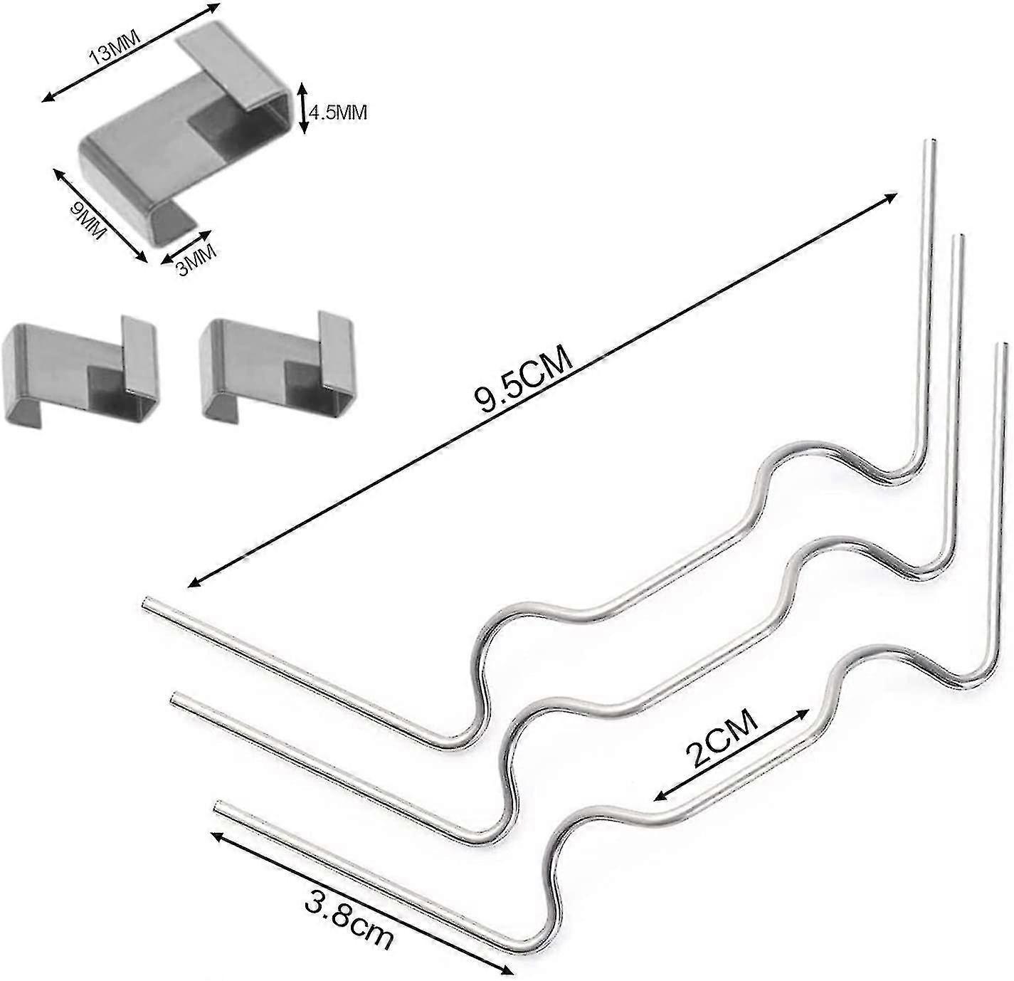 100pcs Greenhouse Clips For Glass,stainless Steel Greenhouse Window ...