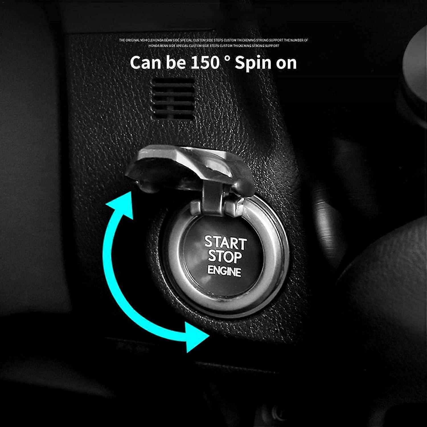 Zinc Alloy -Key Start Cover-Car Engine Start Stop Button Cover, Open ...