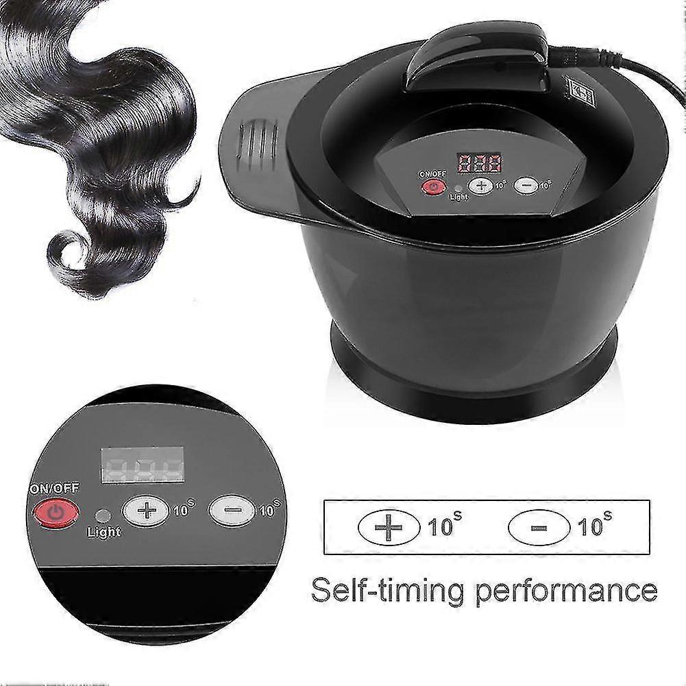 Electric Hair Cream Mixer, Usb Rechargeable Lcd Time Display Electric ...