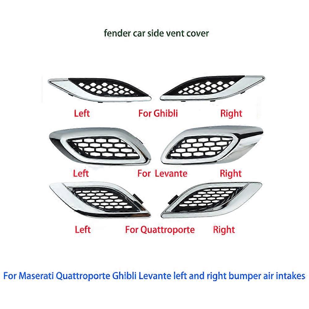 For Maserati Ghibli Levante Quattroporte GranTurismo Car Front Side ...