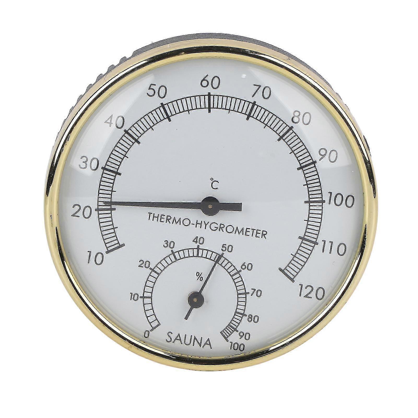 Metal Dial Indoor Thermometer Hygrometer Hygro Thermometer Sauna Room ...