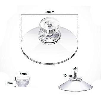 20 Pcs Suction Cup Plastic Suction Pads 40mm Clear Pvc Sucker Pads ...