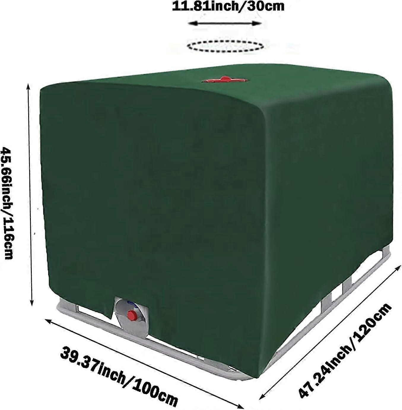 IBC Tank Cover IBC Green Container Cover 1000L Water Tank Green ...