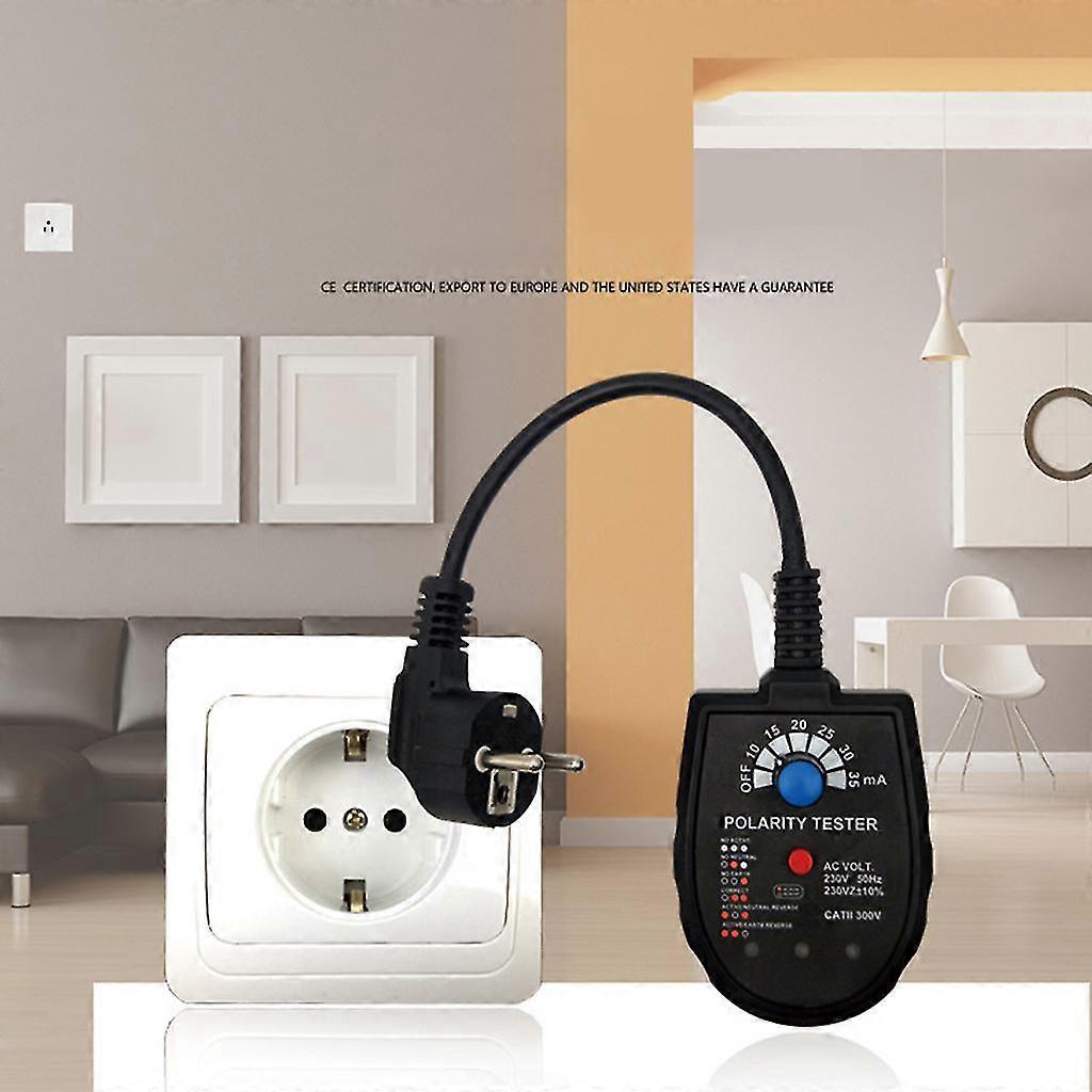 Leakage Detector Polarity Tester Phase Check Plug Socket Neutral ...