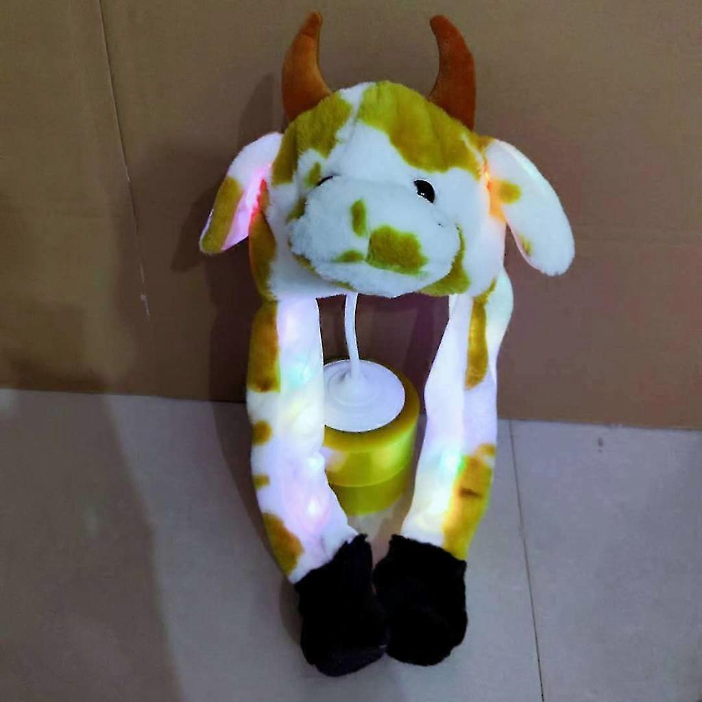 Led Cow Floppy Ear Hat Moving Ears Kids Cow Hat With Moving Ears ...