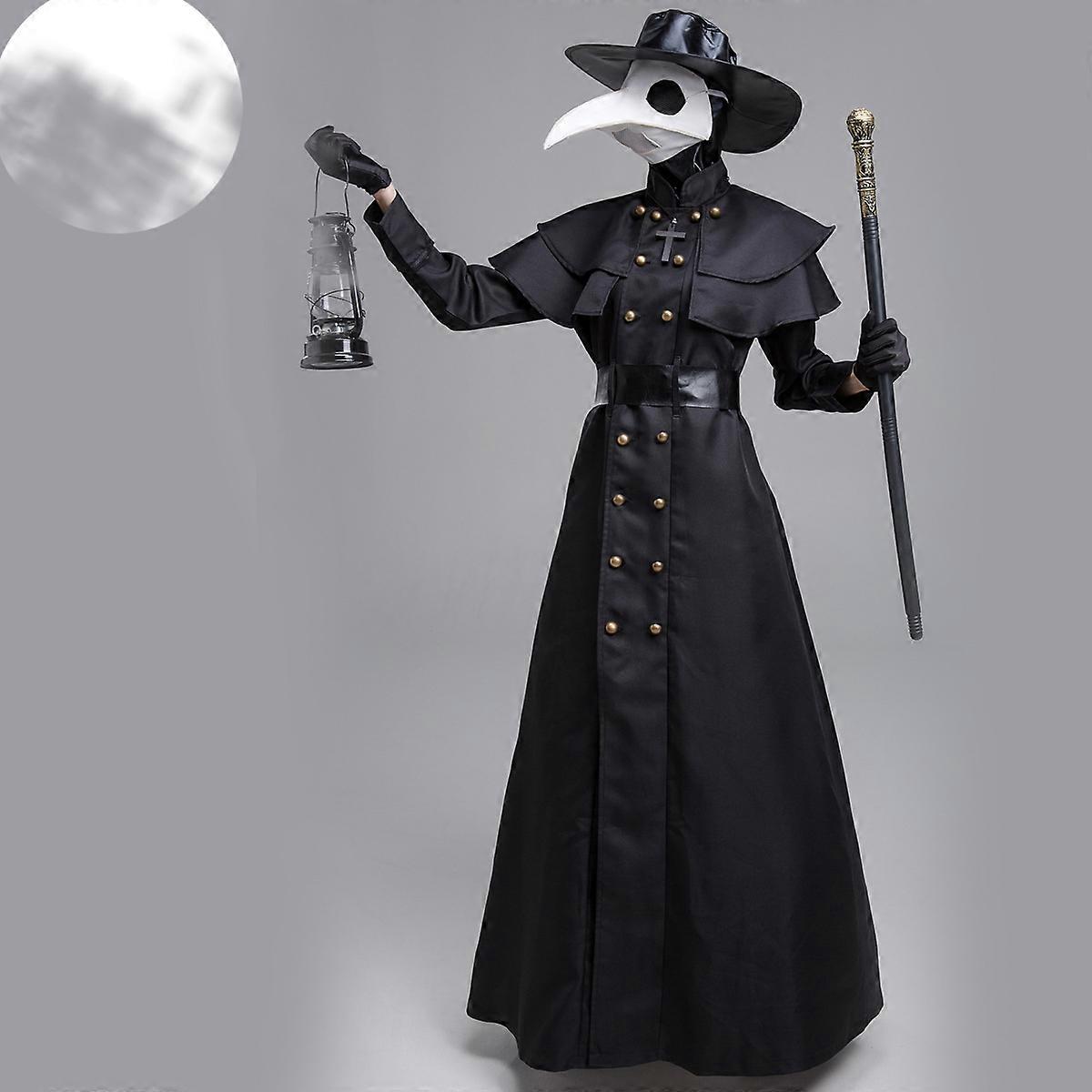 Halloween adult medieval steampunk style European and American plague ...