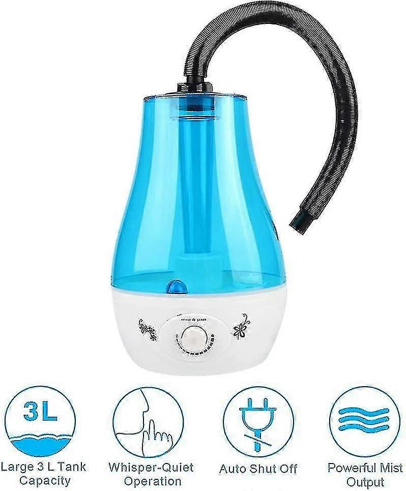 3l Reptile Terrarium Tank Humidifier Fog Generator Fogger Vaporizer ...