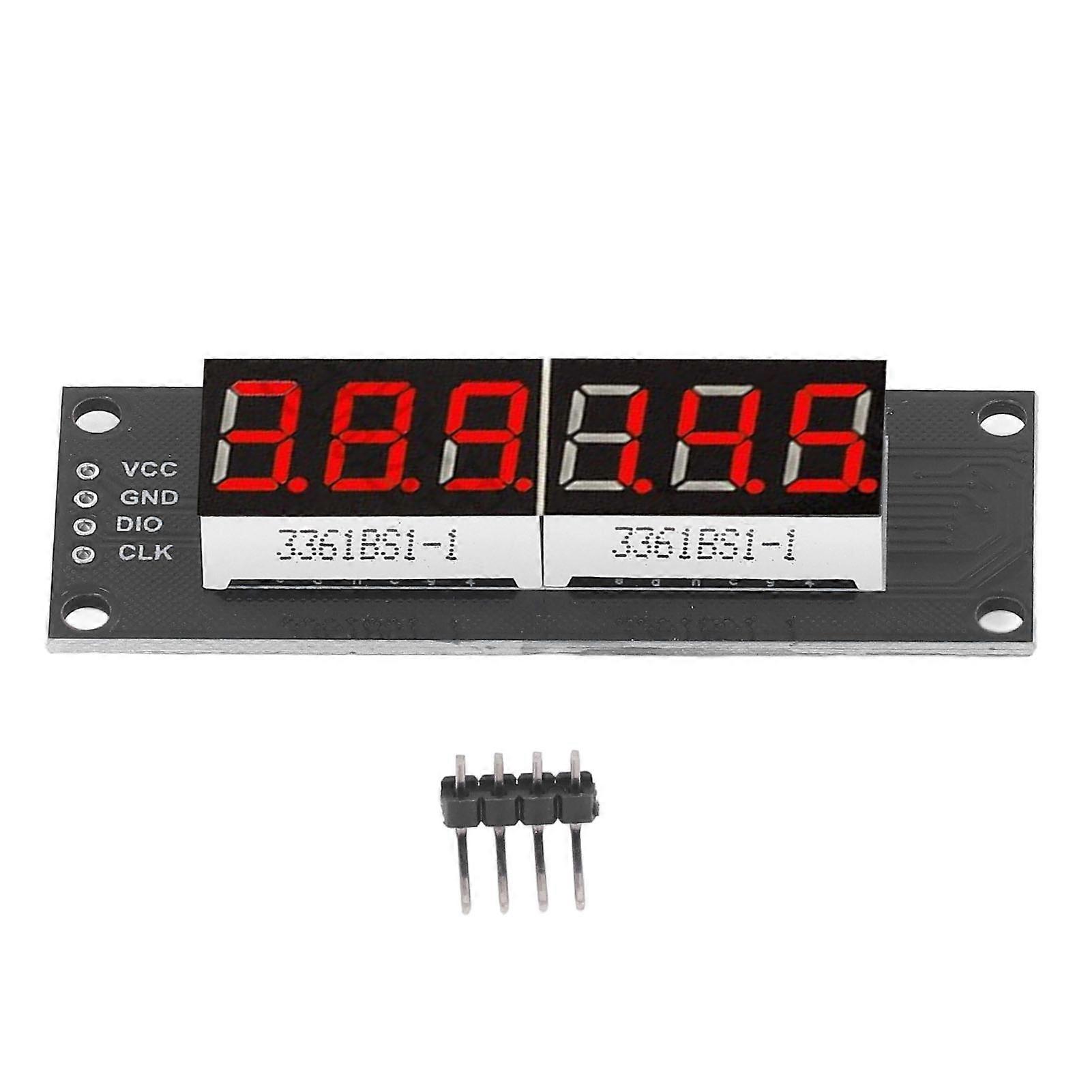 6 Digit Tube LED Segment Display TM1637 Driver Digital Optoelectronic ...