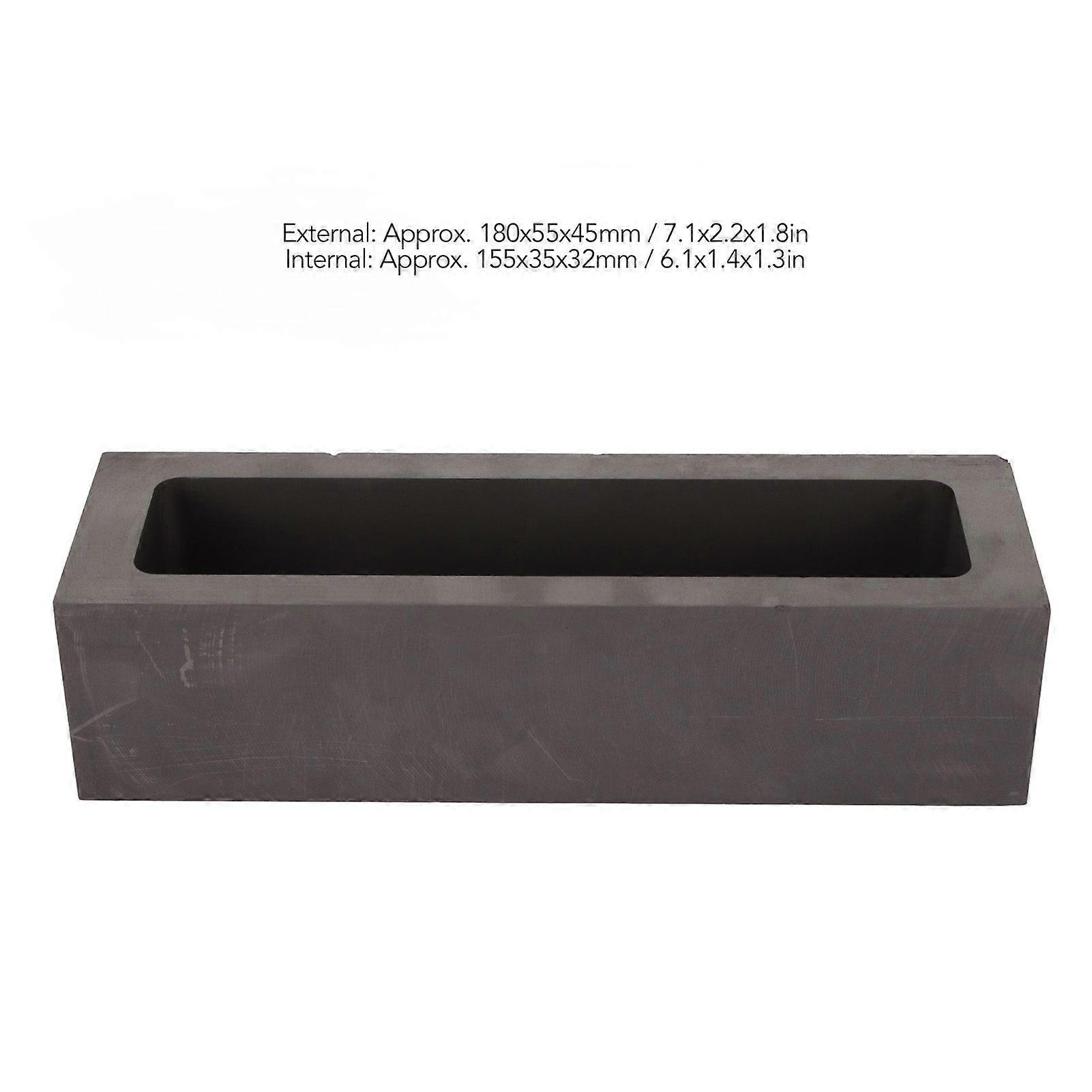 Graphite Ingot Mould Rectangular Graphite Ingot Mould for Gold Silver ...