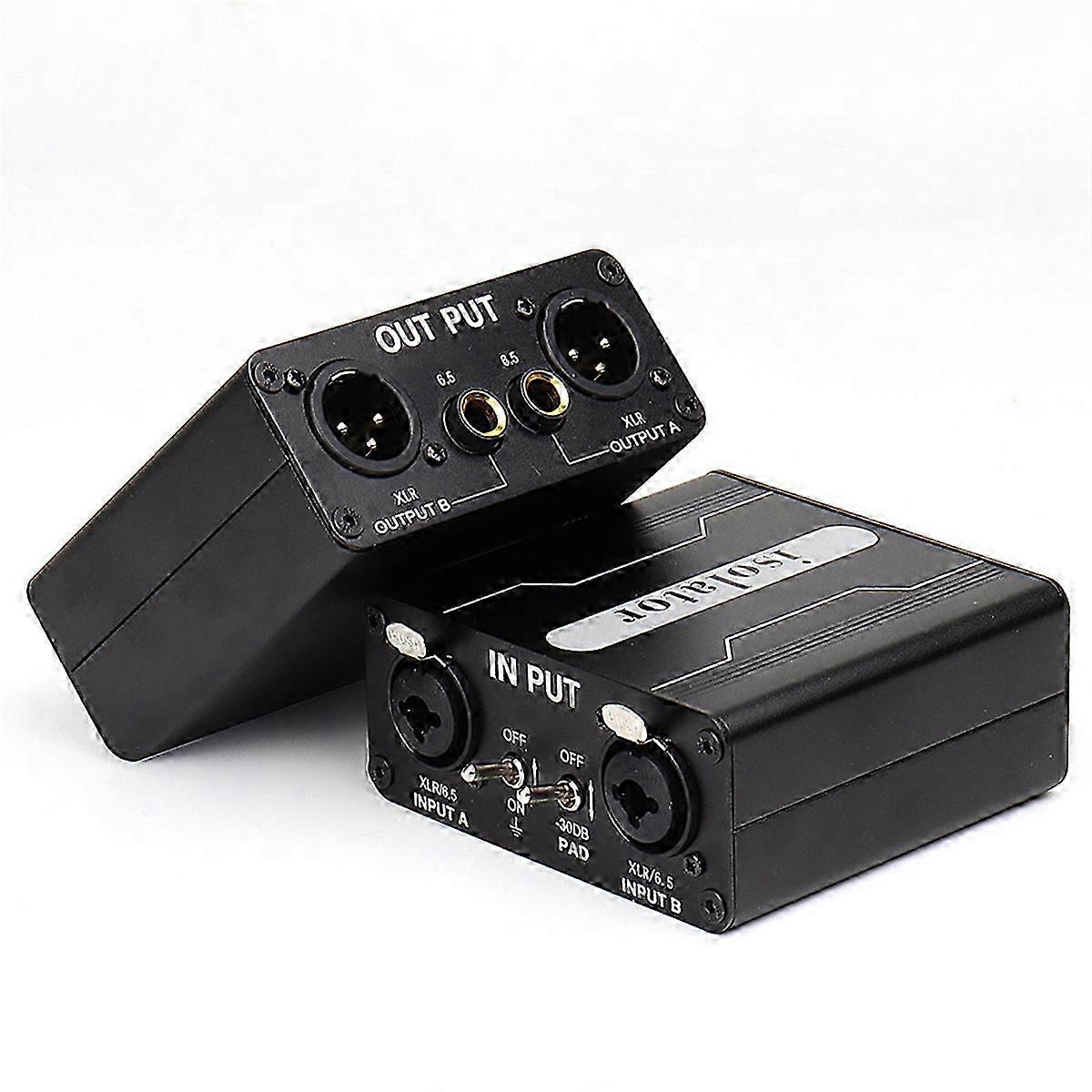 Dual-Channel 6.5 XLR Mixer o Isolator Current Sound Noise Mixer ...