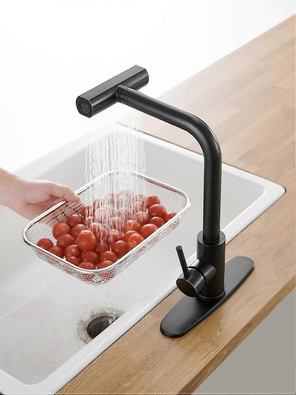 2025 Latest Model Kitchen Faucets with Pull Down Sprayer,Waterfall ...