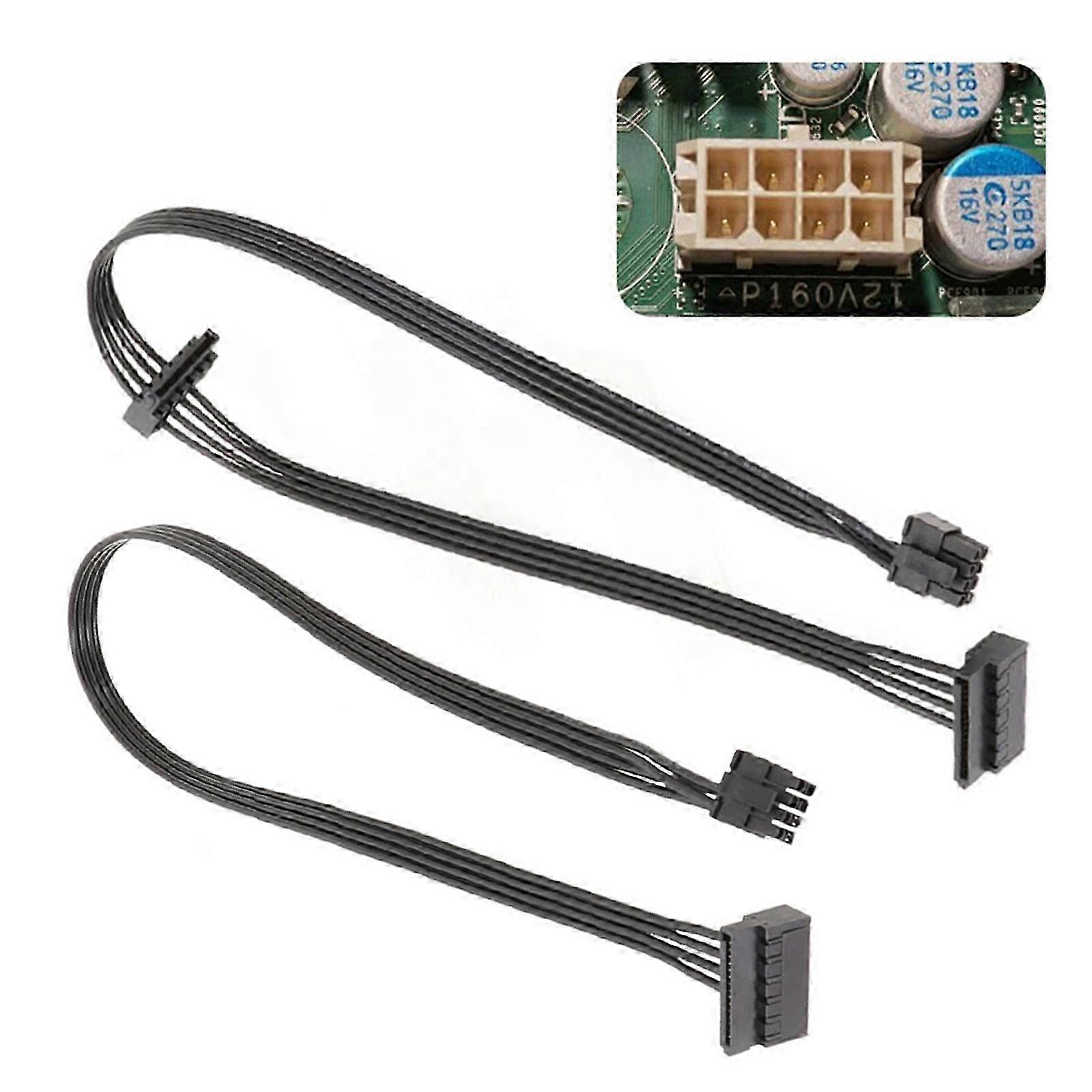 Small 8 Pin to SATA Power Extension Cable Sata Power Cable Extension ...