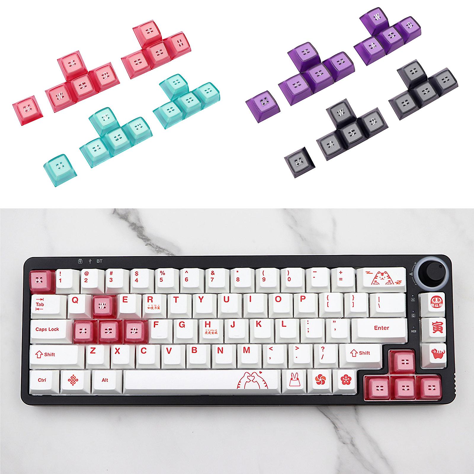 Abs Rgb Backlit Double Skin Milk Pudding Keys Esc Direction Ema Profile ...